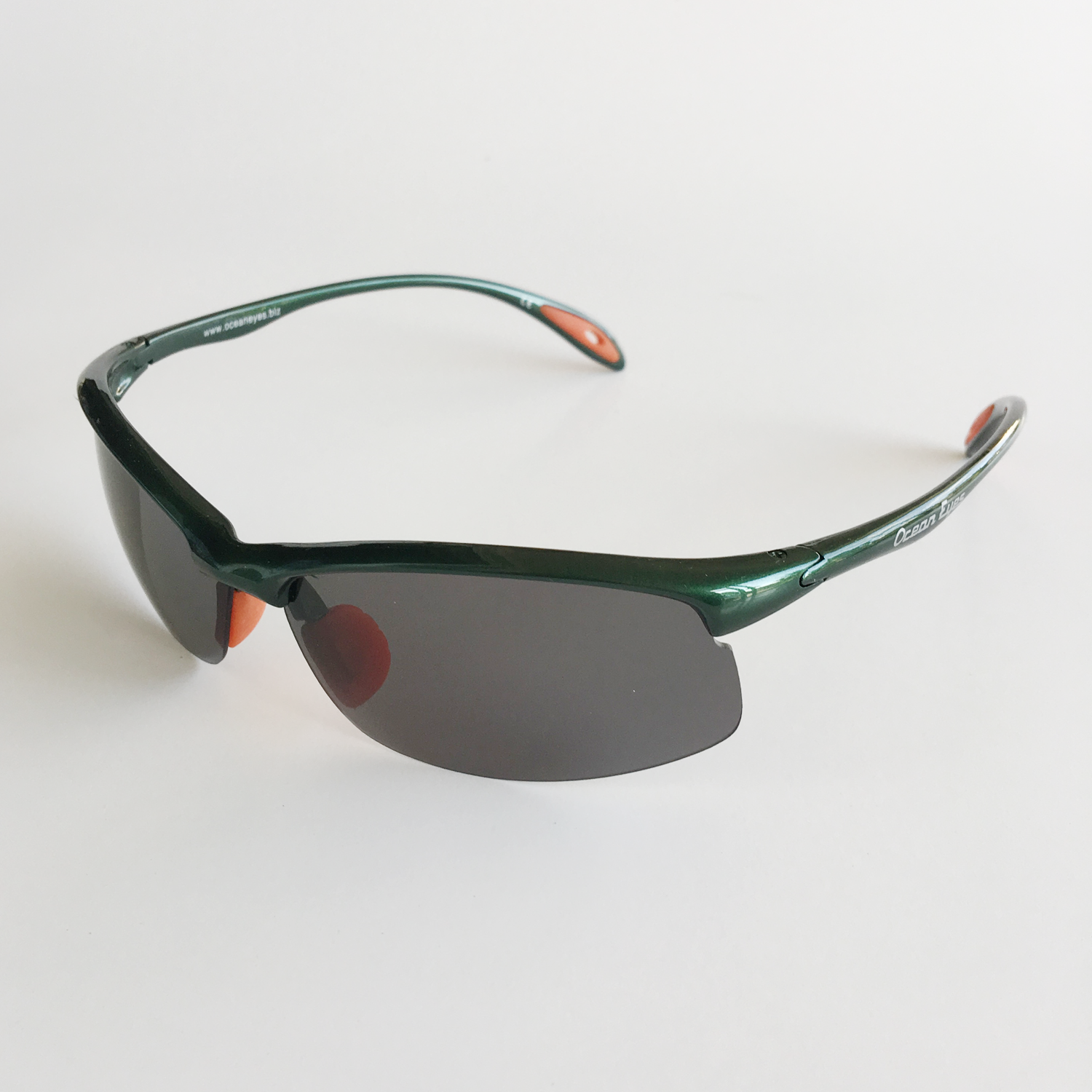 Hawk - Shiny Green and Orange Frame with Smoke Lenses 4001-3 | Ocean ...